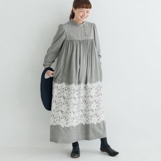 mina perhonen(ロングワンピース/マキシワンピース)のフリマ mina perhonen(ロングワンピース/マキシワンピース)のフリマ