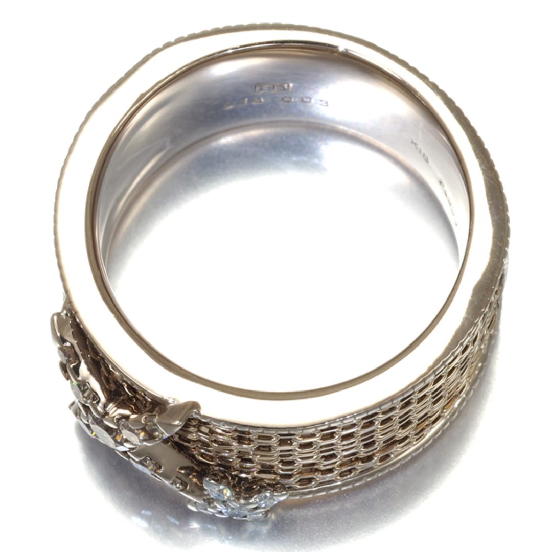 カシケイ リング ダイヤ 0.18ct ネイキッド 12号 K18BG/Pt900 カシケイ リング ダイヤ 0.18ct ネイキッド 12号 K18BG/Pt900