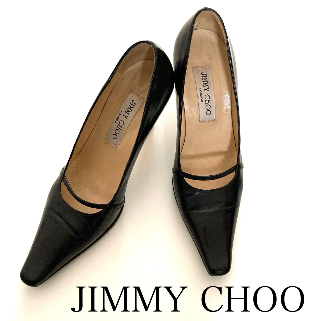 JIMMY CHOO - JIMMY CHOO ジミーチュウ パンプス レザー JIMMY CHOO - JIMMY CHOO ジミーチュウ パンプス レザー