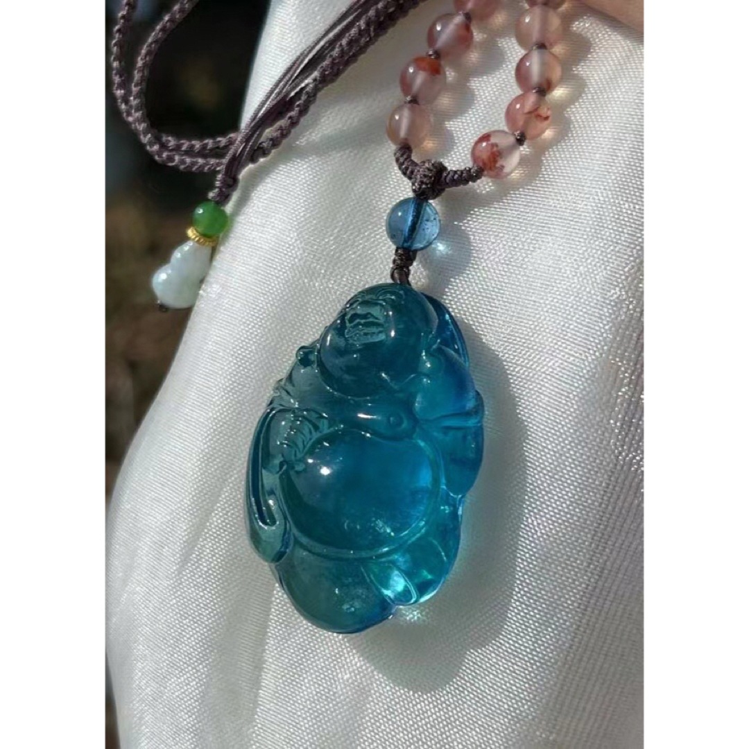 ⭐︎【高級】天然 アクアマリン ネックレス 23.6g ⭐︎【高級】天然 アクアマリン ネックレス 23.6g
