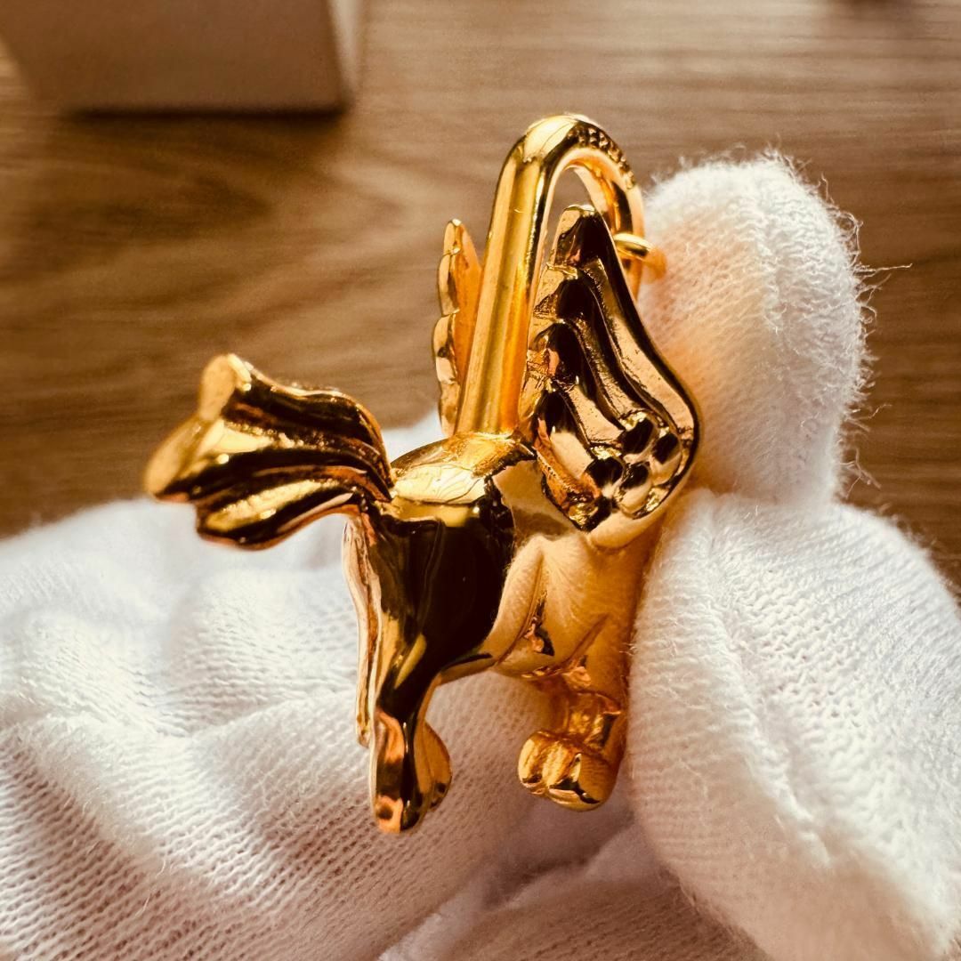 HERMES - ◇エルメス◇ カデナ ブランド ペガサス チャーム GP HERMES - ◇エルメス◇ カデナ ブランド ペガサス チャーム GP
