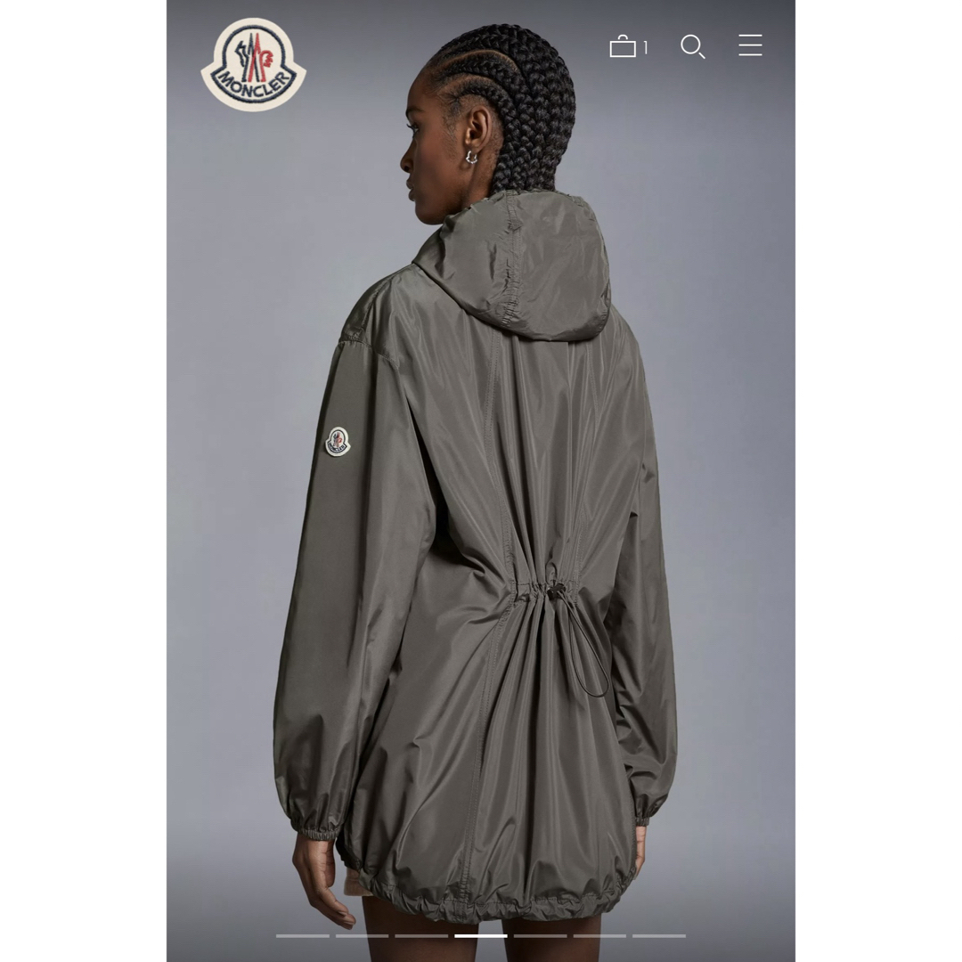MONCLER - モンクレール 今季新作 MELIAコート セージグリーンの MONCLER - モンクレール 今季新作 MELIAコート セージグリーンの