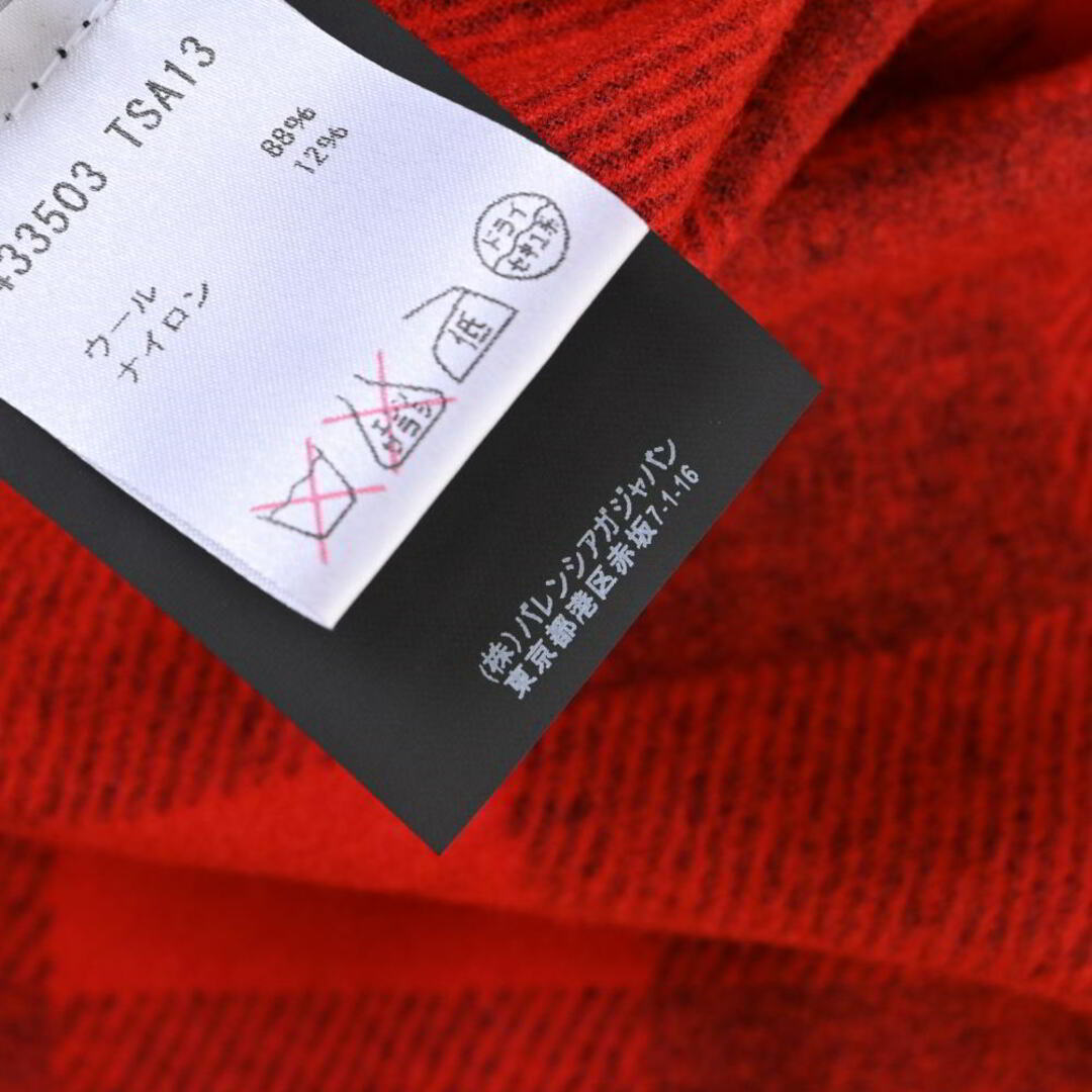 BALENCIAGA - BALENCIAGA ウール混 チェックシャツの通販 by BALENCIAGA - BALENCIAGA ウール混 チェックシャツの通販 by