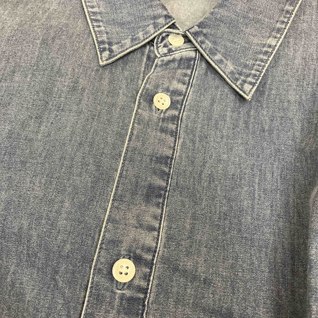 即決 新品 タグ付き cafune デニム風シャツの通販 by me/chio's 即決 新品 タグ付き cafune デニム風シャツの通販 by me/chio's
