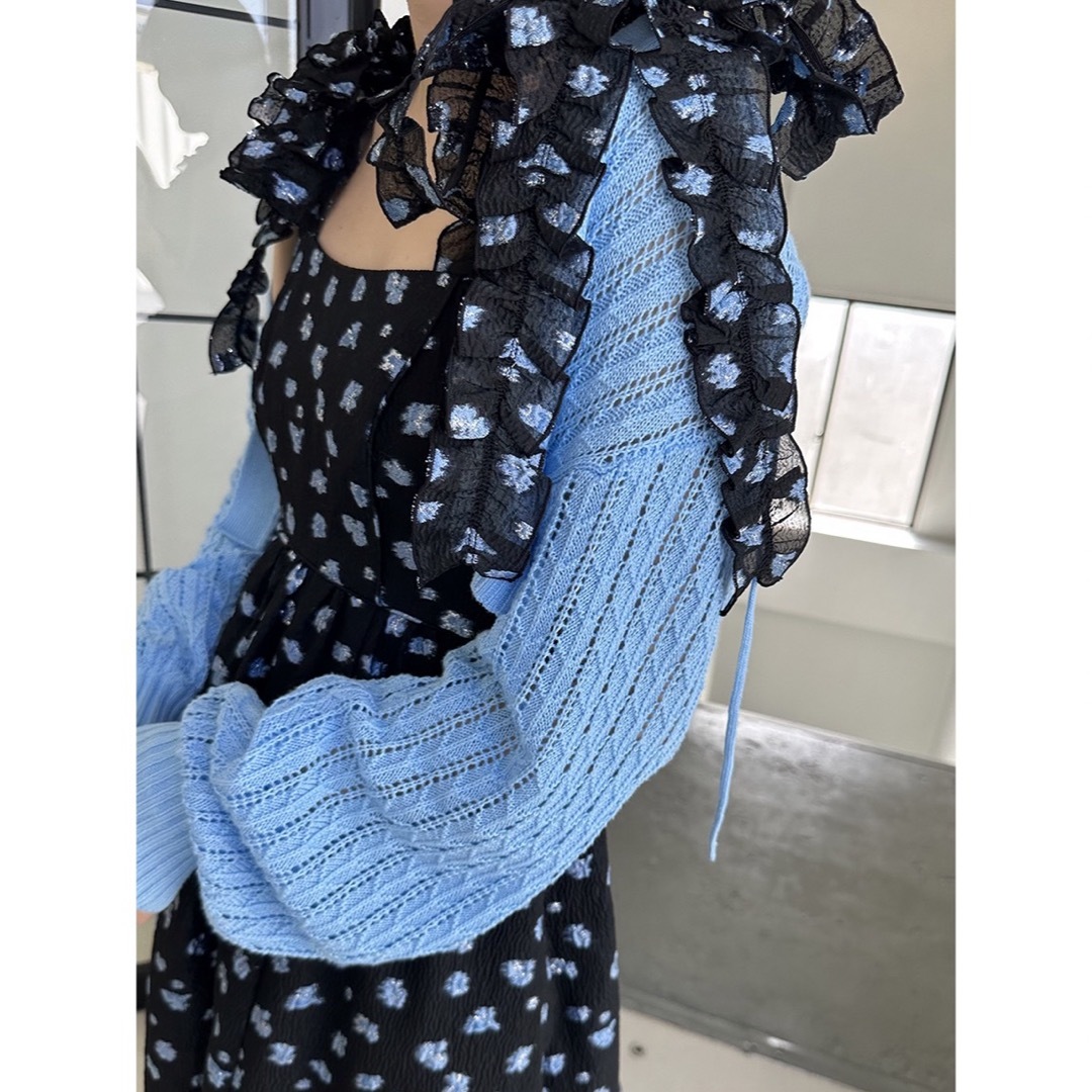 SNIDEL - 【正規品】snidel 肩リボンジャガードキャミワンピース SNIDEL - 【正規品】snidel 肩リボンジャガードキャミワンピース