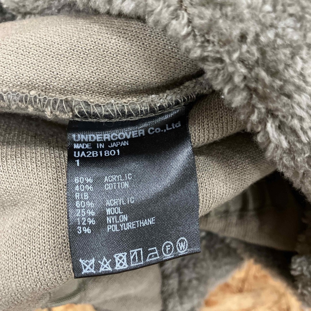 UNDERCOVER - UNDERCOVER スパンコール 猫 キャット ボア UNDERCOVER - UNDERCOVER スパンコール 猫 キャット ボア