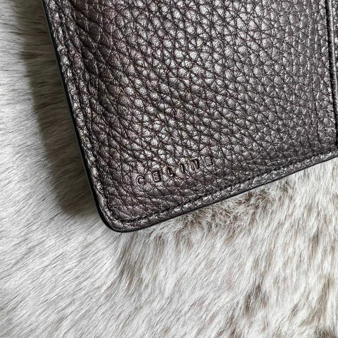 CELINE - 極美品 CELINE セリーヌ レザー 長財布 トリオンフ CELINE - 極美品 CELINE セリーヌ レザー 長財布 トリオンフ