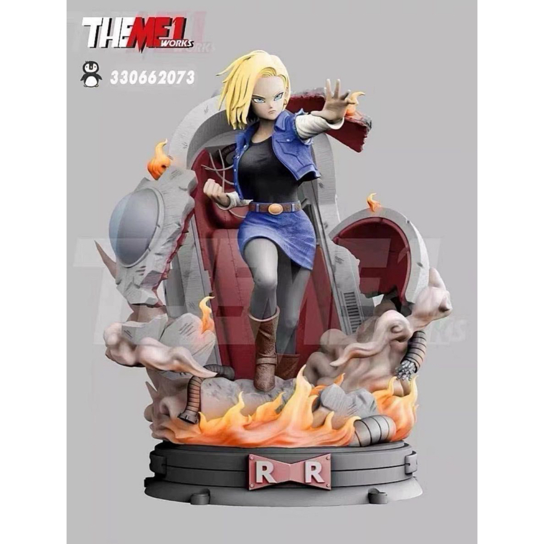 ドラゴンボール18号人造人フィギュア 1/6スケール 塗装済み完成 ドラゴンボール18号人造人フィギュア 1/6スケール 塗装済み完成