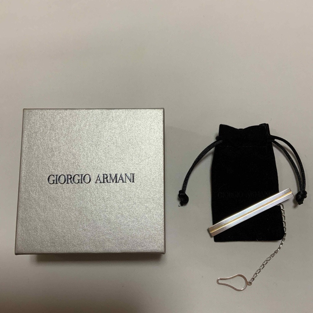 GIORGIO ARMANI - GIORGIO ARMANI ネクタイピン 新品 タグ付 GIORGIO ARMANI - GIORGIO ARMANI ネクタイピン 新品 タグ付