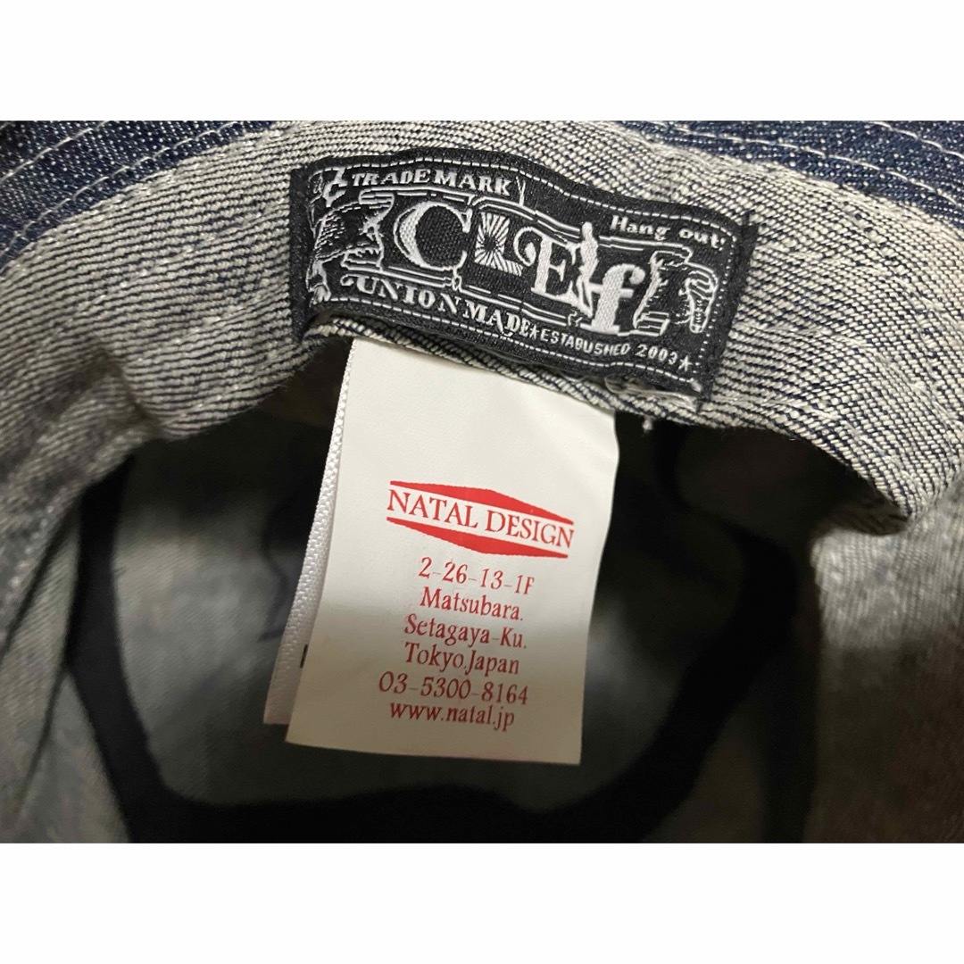 美品 NATAL DESIGN × clef デニム ハット DENIM HAT ハット 美品 NATAL DESIGN × clef デニム ハット DENIM HAT ハット