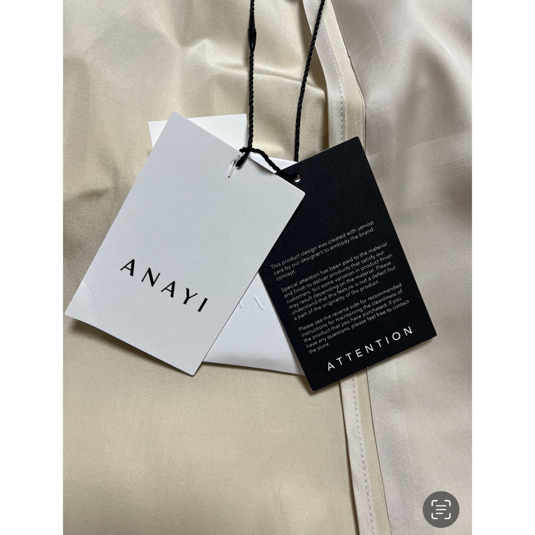 ANAYIライトシャンタンドレスコート新品 ANAYIライトシャンタンドレスコート新品