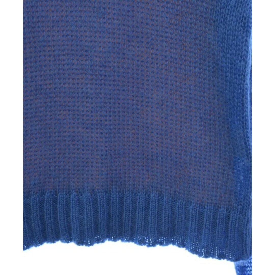 JIL SANDER ジルサンダー ニット・セーター 44(L位) 青 【古着】 JIL SANDER ジルサンダー ニット・セーター 44(L位) 青 【古着】