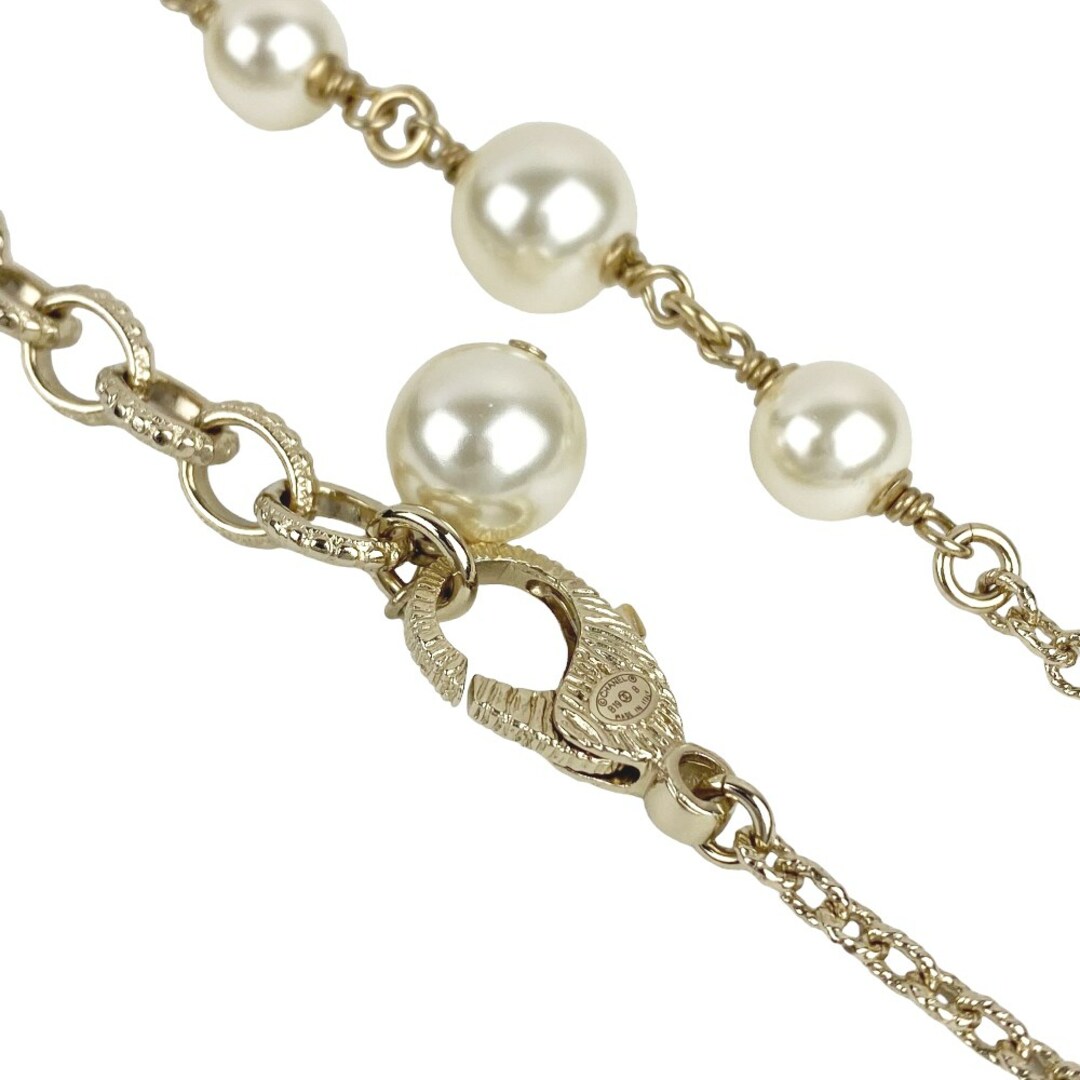 CHANEL - □新同□ シャネル ロング ネックレス パール ゴールド CHANEL - □新同□ シャネル ロング ネックレス パール ゴールド