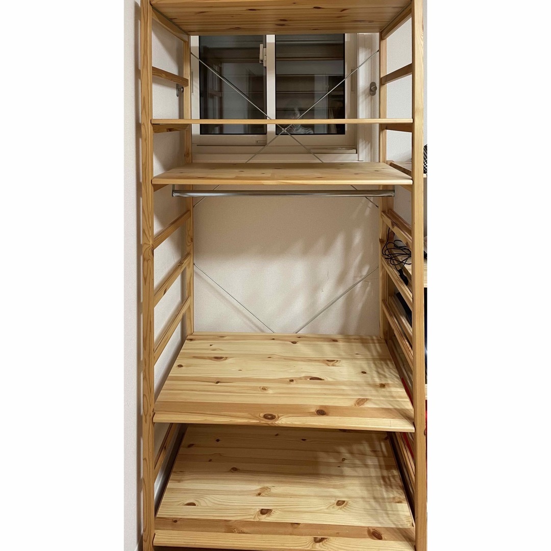 無印良品(MUJI) 凄い パイン材ユニットシェルフ・ワードローブ 無印良品(MUJI) 凄い パイン材ユニットシェルフ・ワードローブ