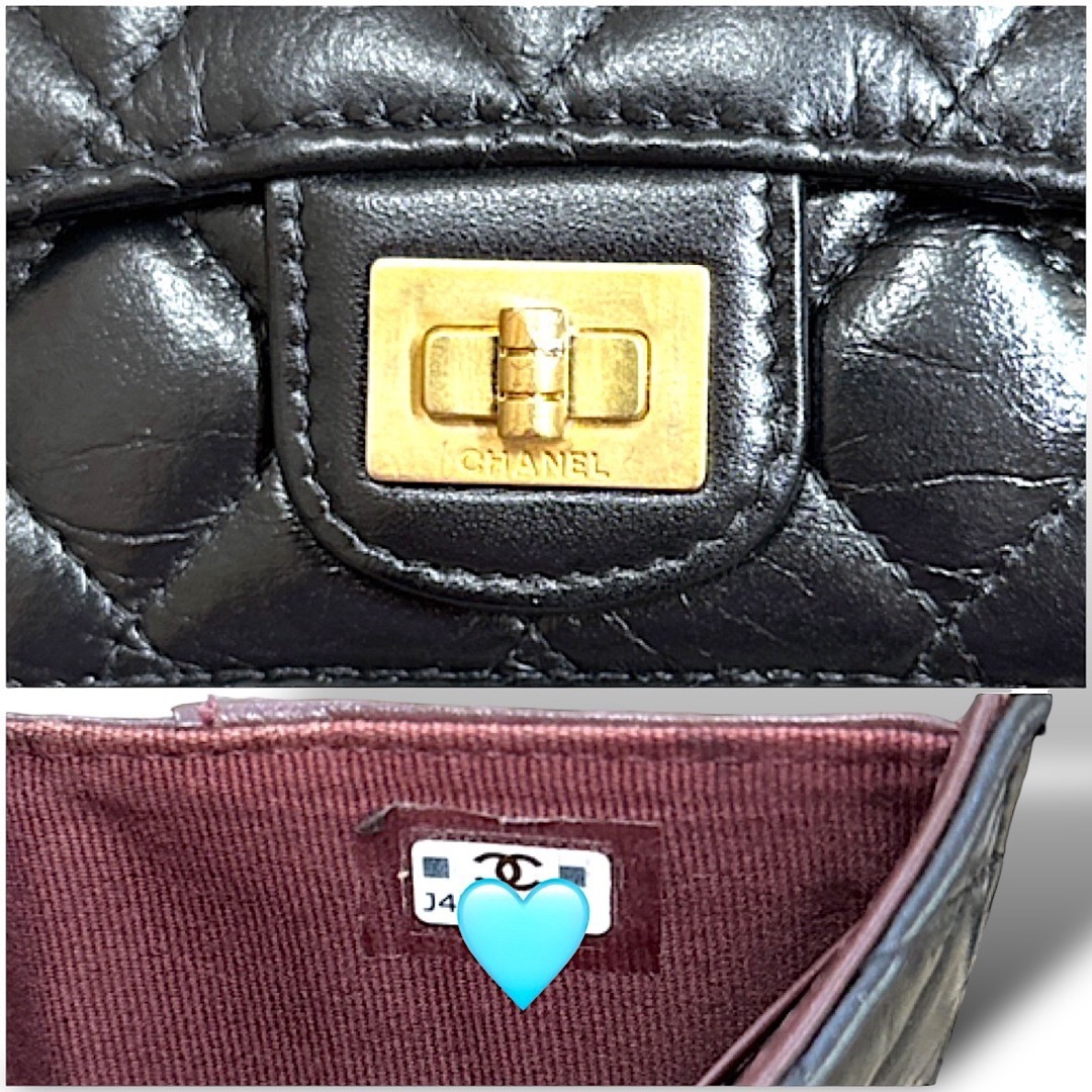 極美品!CHANEL 2.55 マトラッセ☆三つ折り財布 ナノウォレット 財布 極美品!CHANEL 2.55 マトラッセ☆三つ折り財布 ナノウォレット 財布