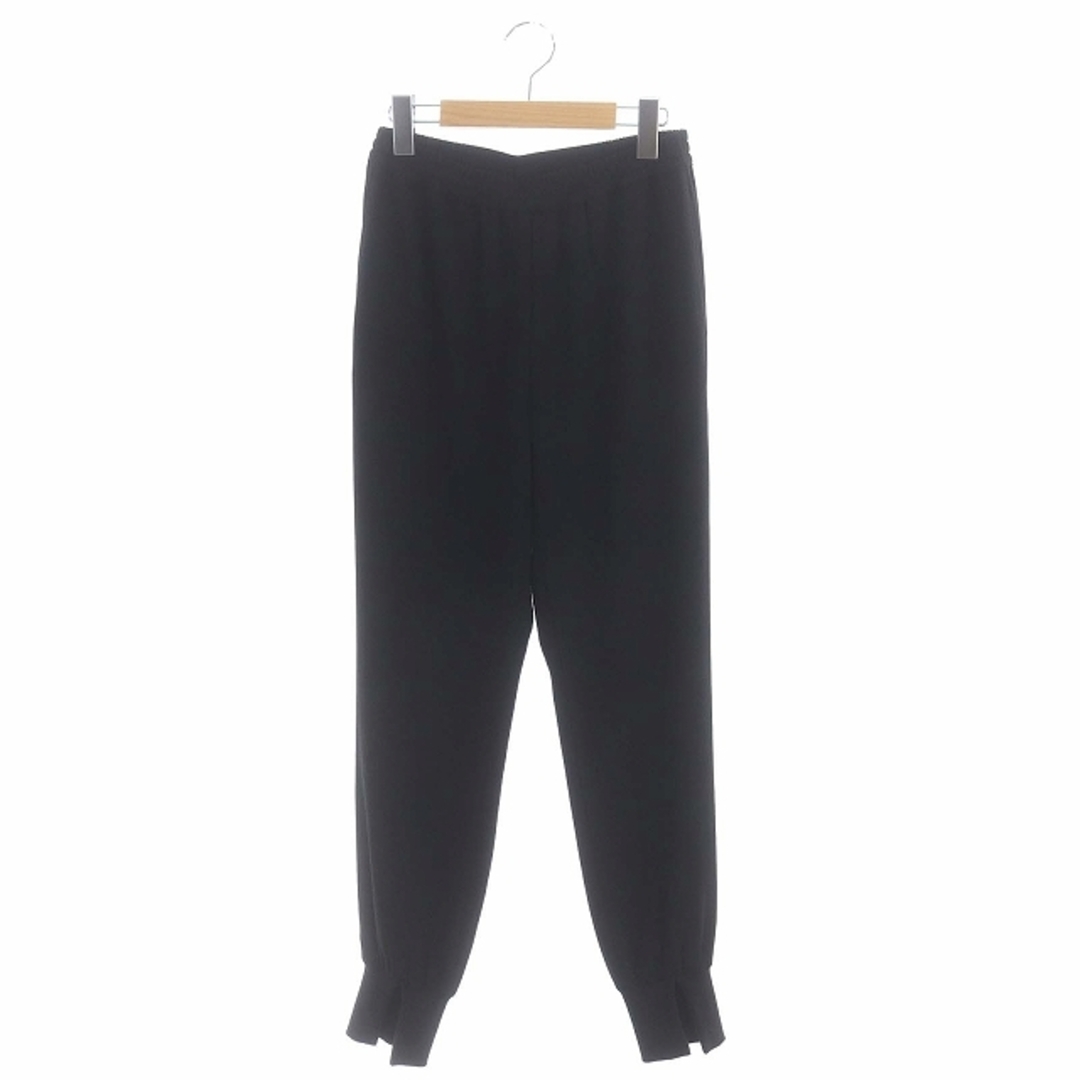 コルピエロ 23SS ジョーゼットスソリブパンツ イージー 36 黒 コルピエロ 23SS ジョーゼットスソリブパンツ イージー 36 黒