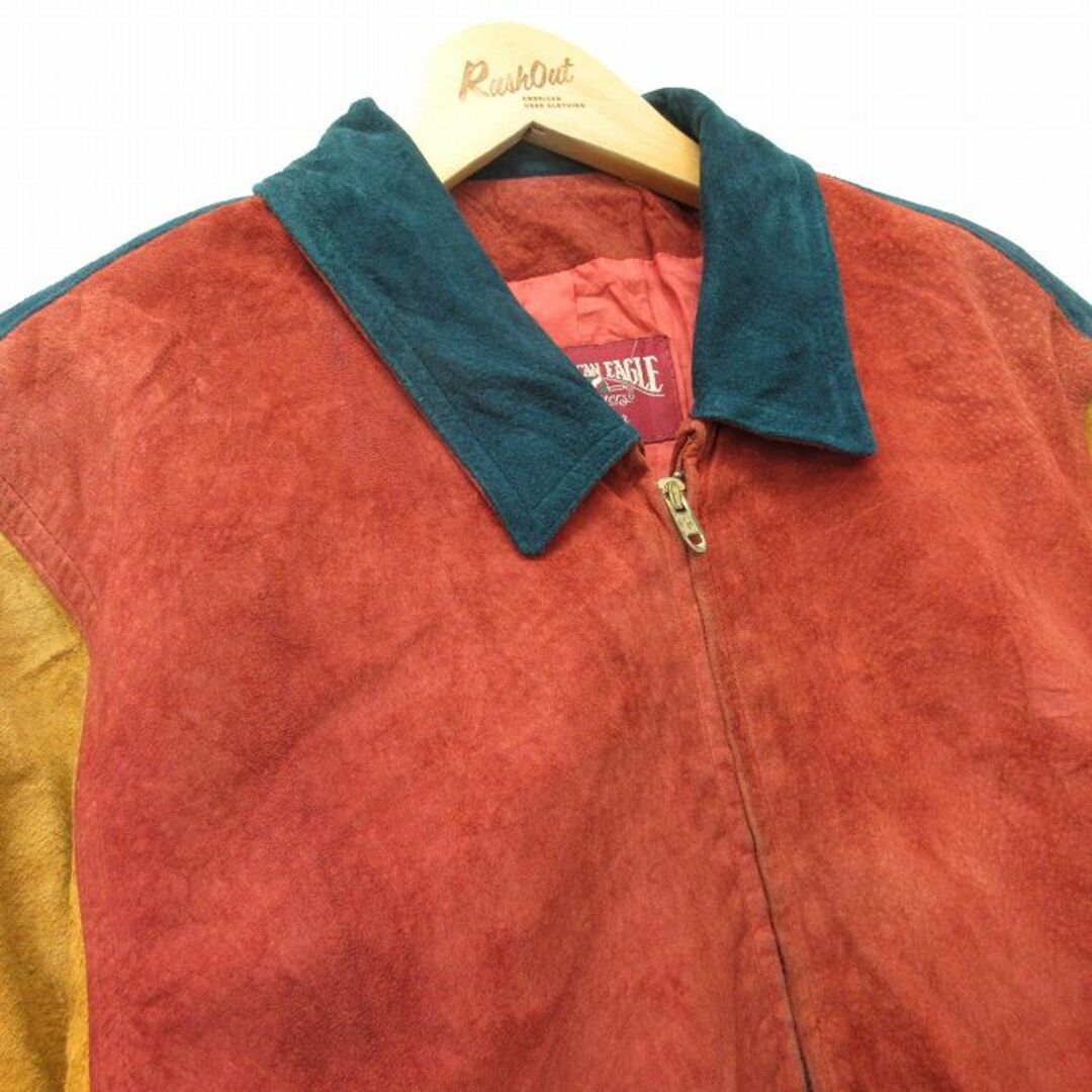 M☆古着 アメリカンイーグル American Eagle 長袖 スエード M☆古着 アメリカンイーグル American Eagle 長袖 スエード