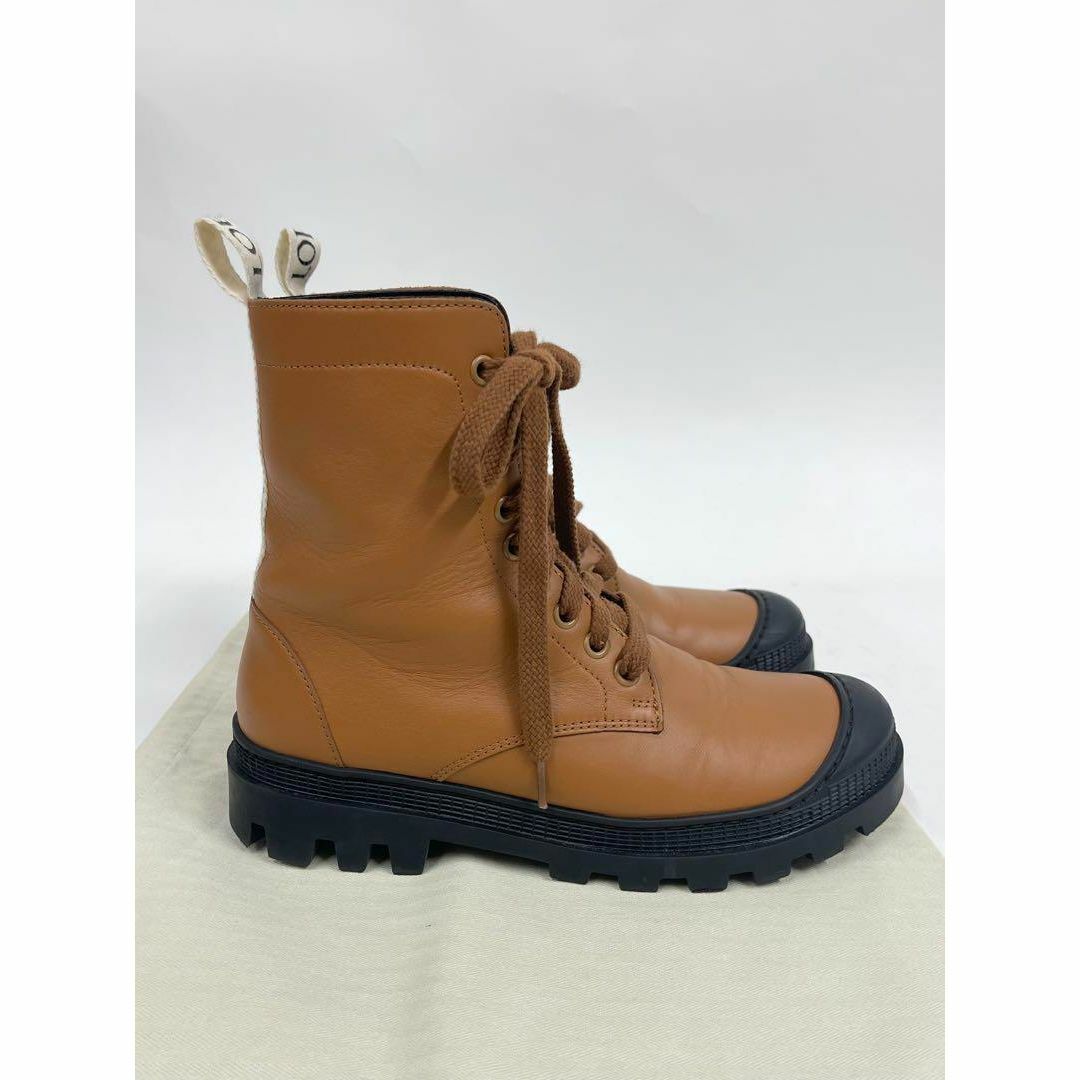 LOEWE♡ロエベ コンバットブーツ タン 37 23.5-24cm LOEWE♡ロエベ コンバットブーツ タン 37 23.5-24cm