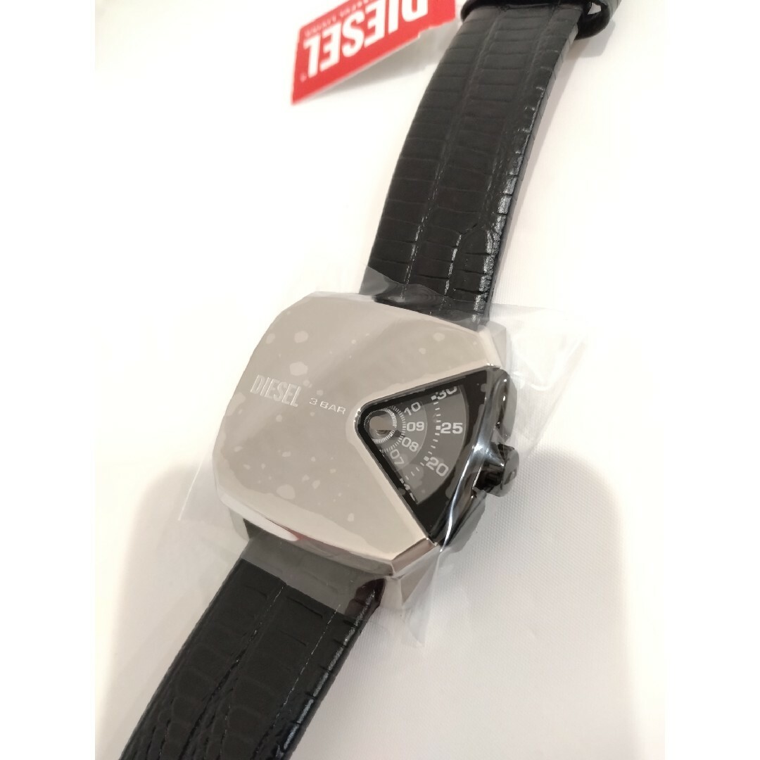 DIESEL ディーゼル 時計 ブラック レザー クォーツ DIESEL ディーゼル 時計 ブラック レザー クォーツ