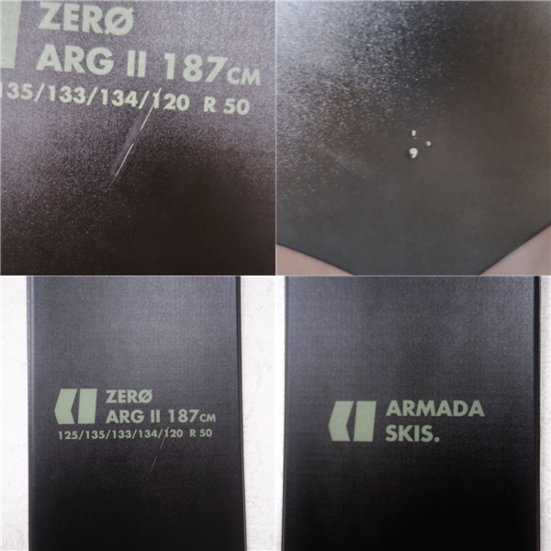 美品 アルマダ ARMADA ZERO ARG2 187cm ビンディング MARKER 美品 アルマダ ARMADA ZERO ARG2 187cm ビンディング MARKER