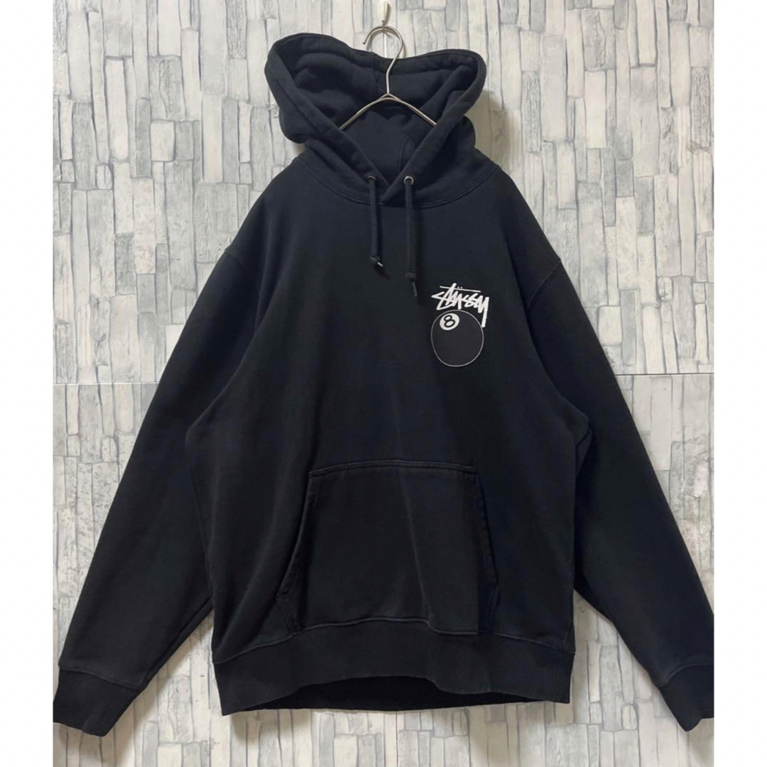 STUSSY - ステューシー パーカー スウェット 8ボール エイト STUSSY - ステューシー パーカー スウェット 8ボール エイト