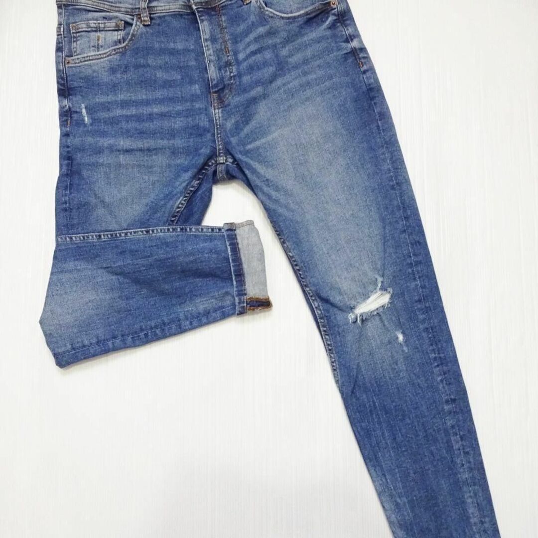 ZARA - ZARA アンクルスーパースキニーデニム W82cm 強 ZARA - ZARA アンクルスーパースキニーデニム W82cm 強