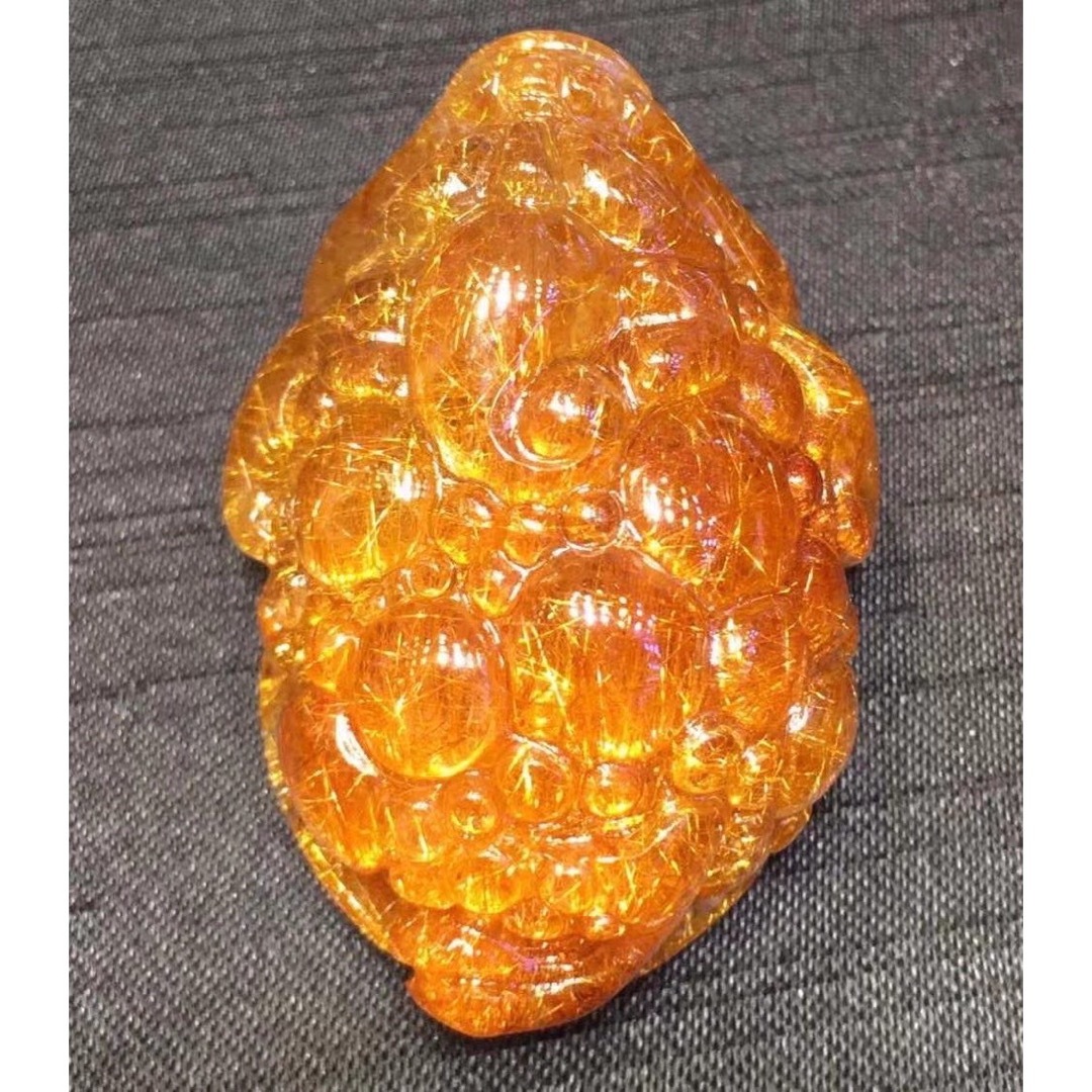 ⭐︎天然銅色ゴールドルチルクオーツ ルース 54.5g ⭐︎天然銅色ゴールドルチルクオーツ ルース 54.5g