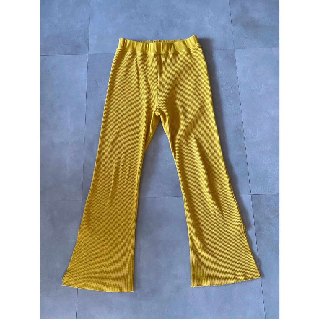 フミエタナカ フレア 黄色 ラフ パンツ THE Dallas ザ・ダラス 美品 フミエタナカ フレア 黄色 ラフ パンツ THE Dallas ザ・ダラス 美品