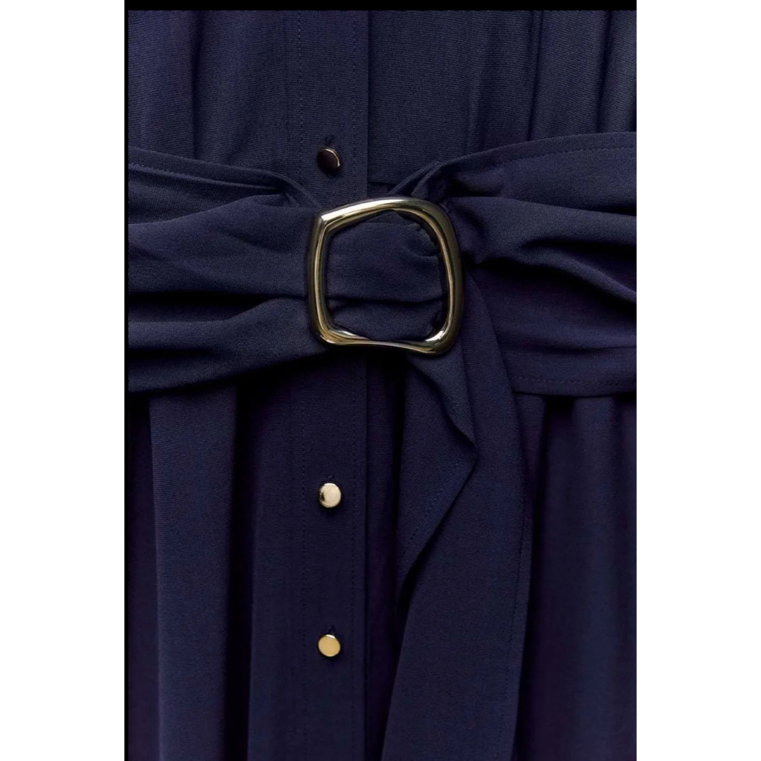 ZARA - 新品 ZARA 今季 激レア 2024 ロングワンピース 濃紺 ZARA - 新品 ZARA 今季 激レア 2024 ロングワンピース 濃紺