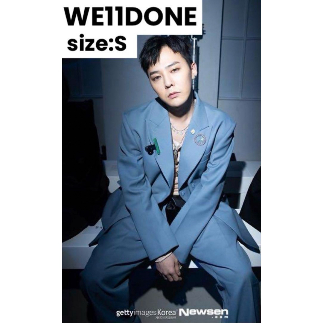 PEACEMINUSONE - G-DRAGON着用 WE11DONE セットアップ Sサイズの PEACEMINUSONE - G-DRAGON着用 WE11DONE セットアップ Sサイズの