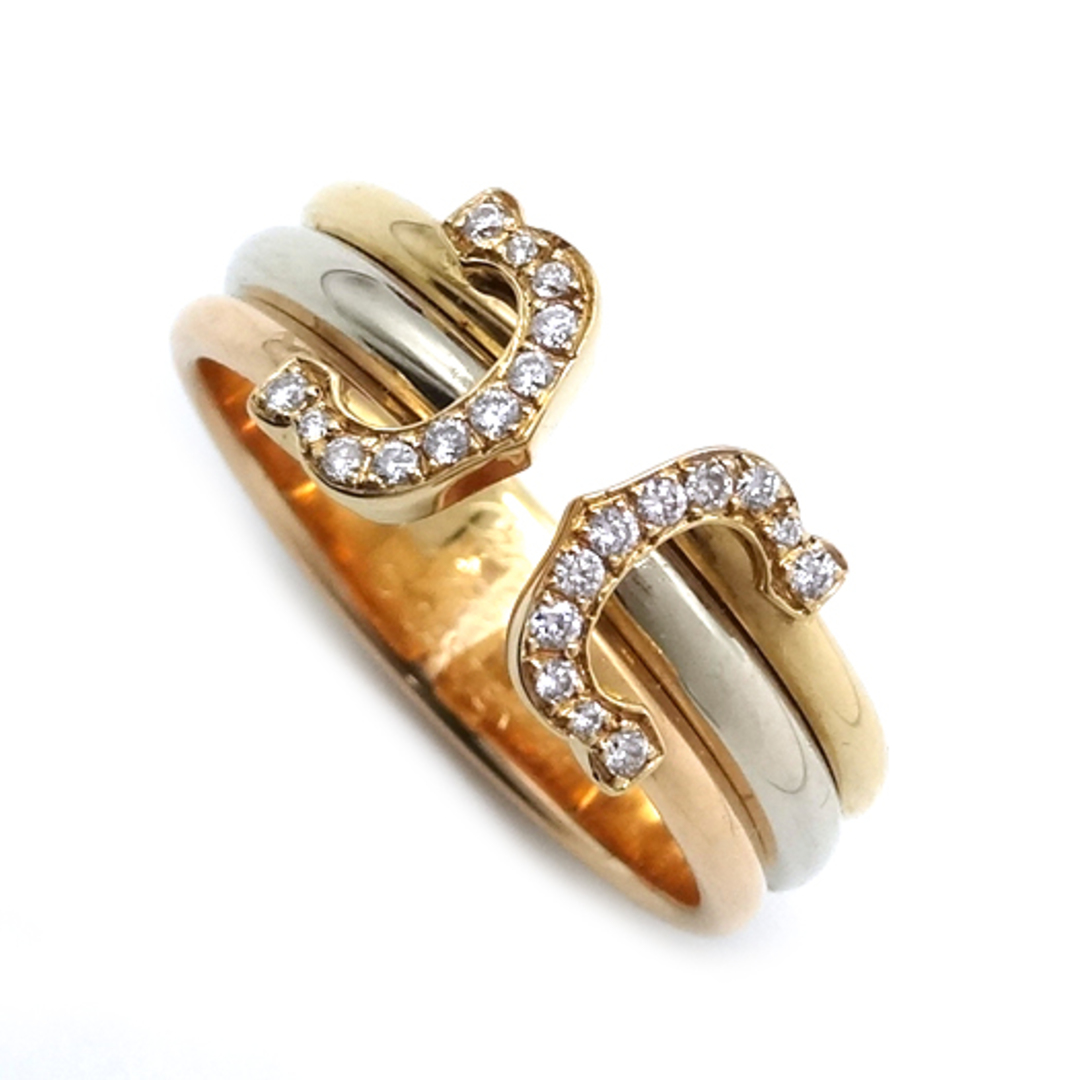 Cartier - カルティエ 2C ダイヤ リング SM #52 約12号 指輪 Cartier - カルティエ 2C ダイヤ リング SM #52 約12号 指輪