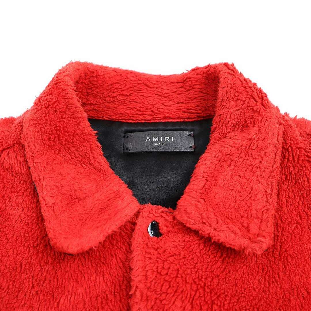 AMIRI アミリ 17AW Sherpa Band Jacket ボアジャケット レッド S AMIRI アミリ 17AW Sherpa Band Jacket ボアジャケット レッド S