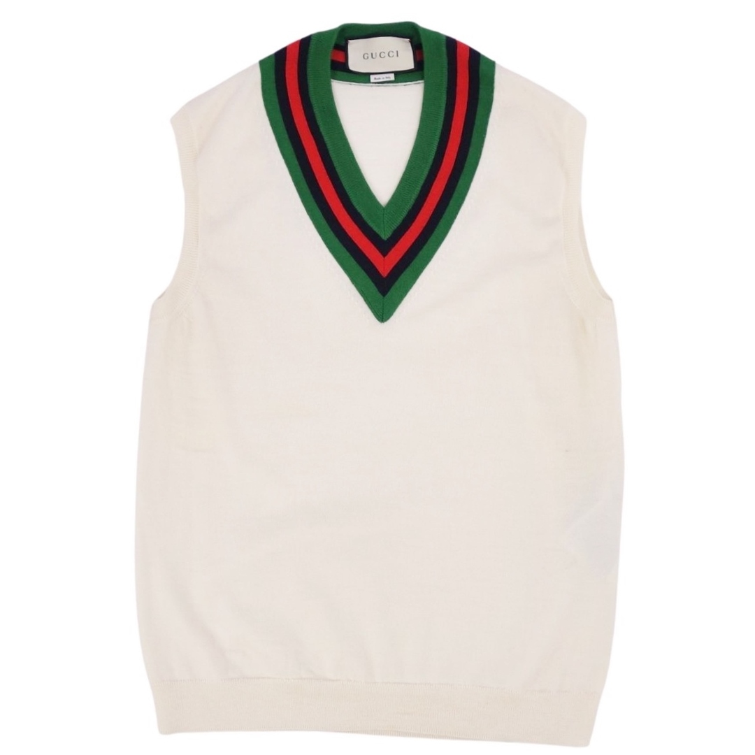 GUCCI - 美品 グッチ GUCCI ニット セーター ノースリーブ GUCCI - 美品 グッチ GUCCI ニット セーター ノースリーブ