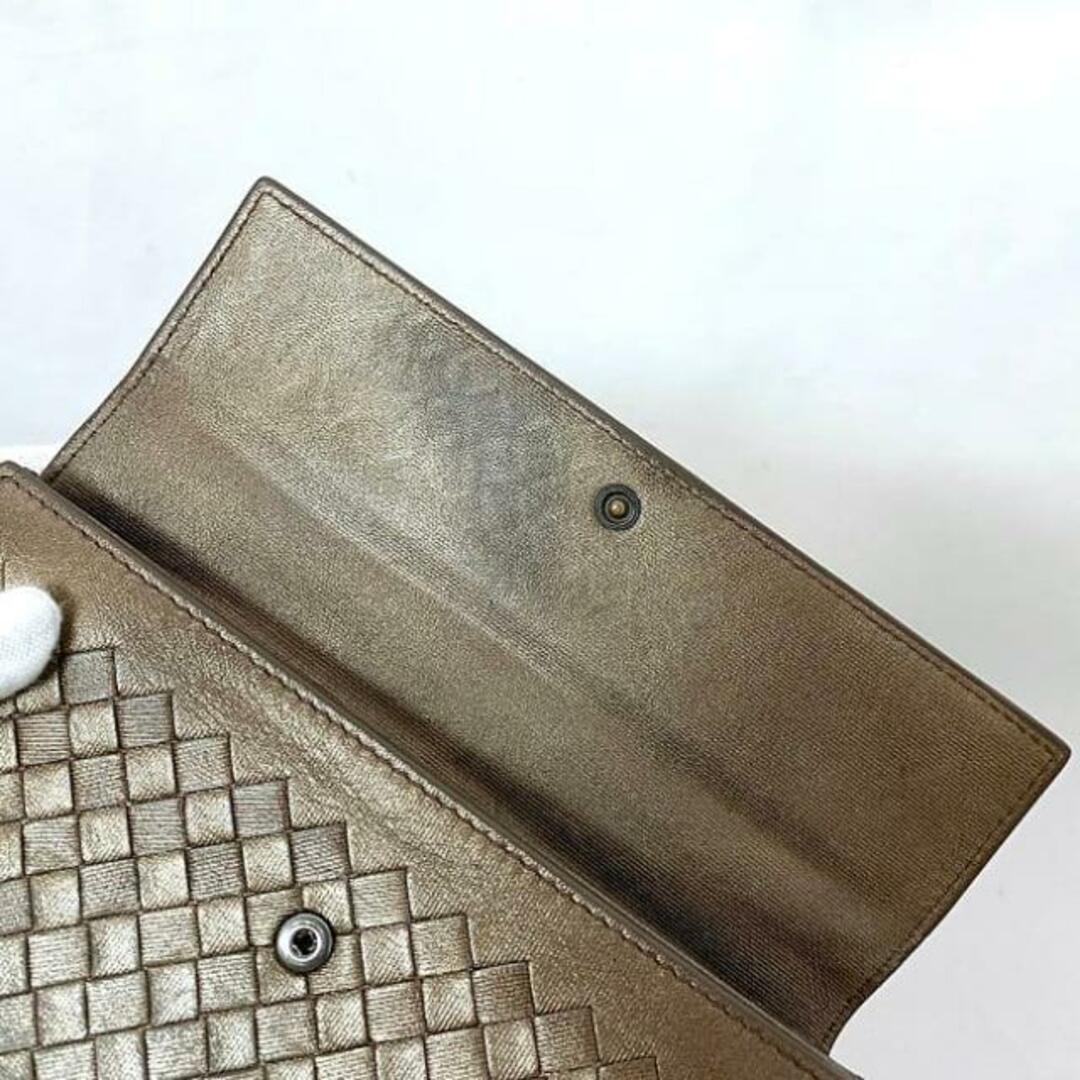 BOTTEGA VENETA - ボッテガヴェネタ 二つ折り 長財布 ブラウン BOTTEGA VENETA - ボッテガヴェネタ 二つ折り 長財布 ブラウン