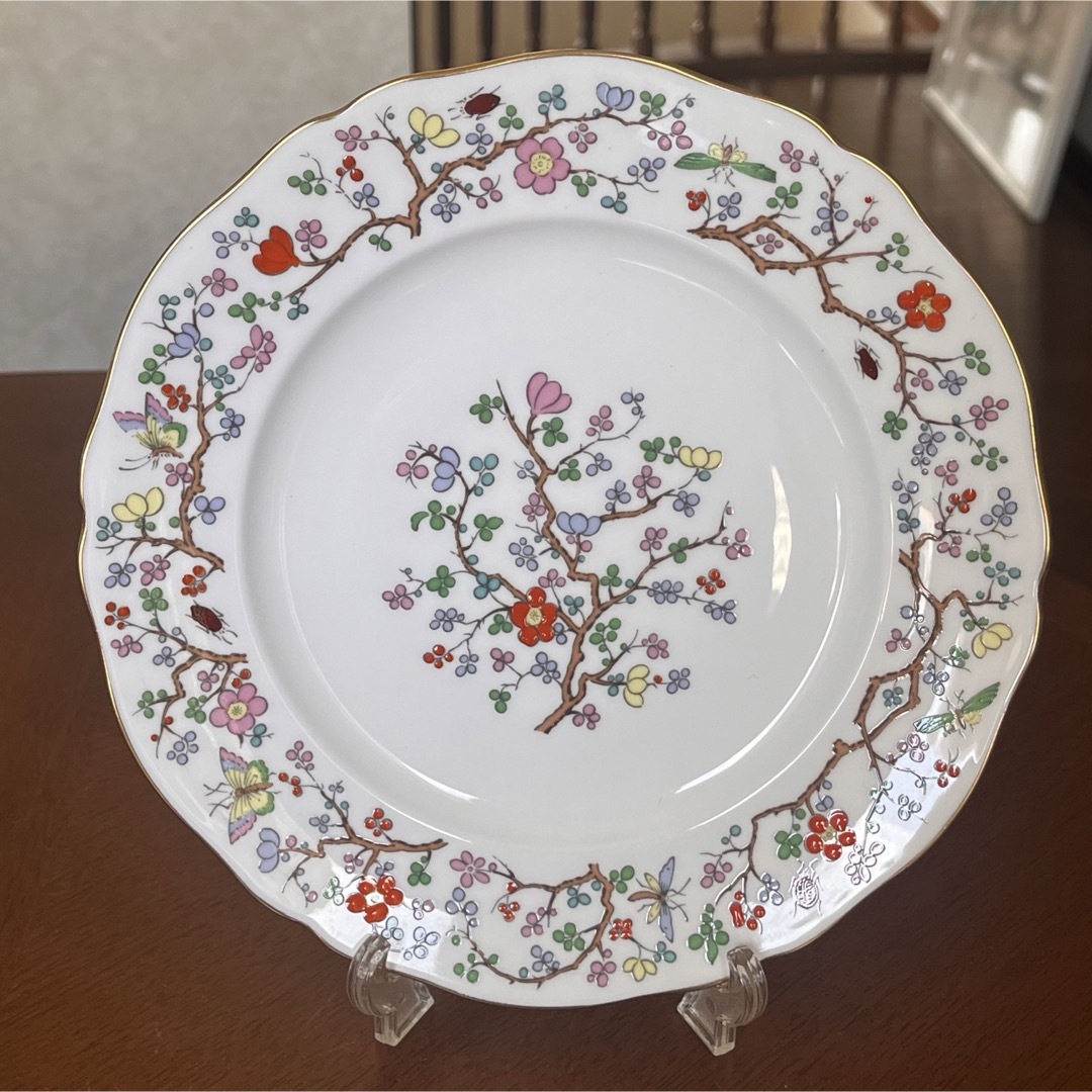 希少品】英国製 スポード ☆Shanghai☆シノワズリ デザート皿 6 希少品】英国製 スポード ☆Shanghai☆シノワズリ デザート皿 6