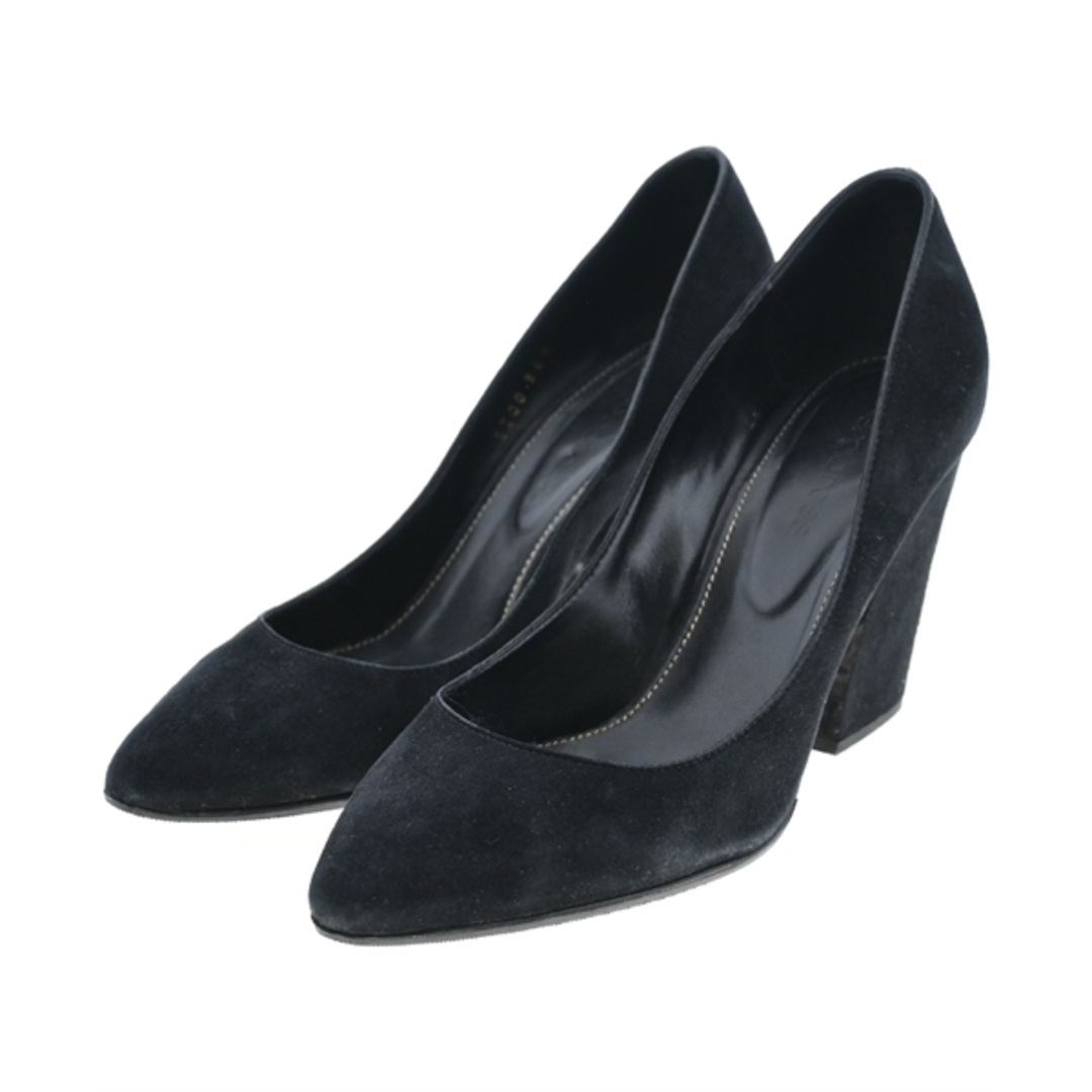 Sergio rossi パンプス 36 1/2(23.5cm位) 黒 【古着】 靴/シューズ Sergio rossi パンプス 36 1/2(23.5cm位) 黒 【古着】 靴/シューズ
