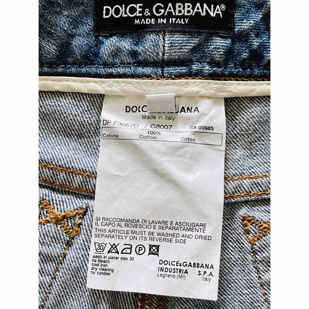 DOLCE&GABBANA - 美品☆正規品ドルチェ&ガッバーナ デニムパンツ DOLCE&GABBANA - 美品☆正規品ドルチェ&ガッバーナ デニムパンツ