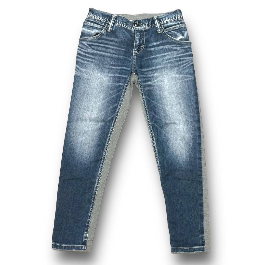 RODEO CROWNS - ロデオクラウンズ コンビデニム スウェット RODEO CROWNS - ロデオクラウンズ コンビデニム スウェット