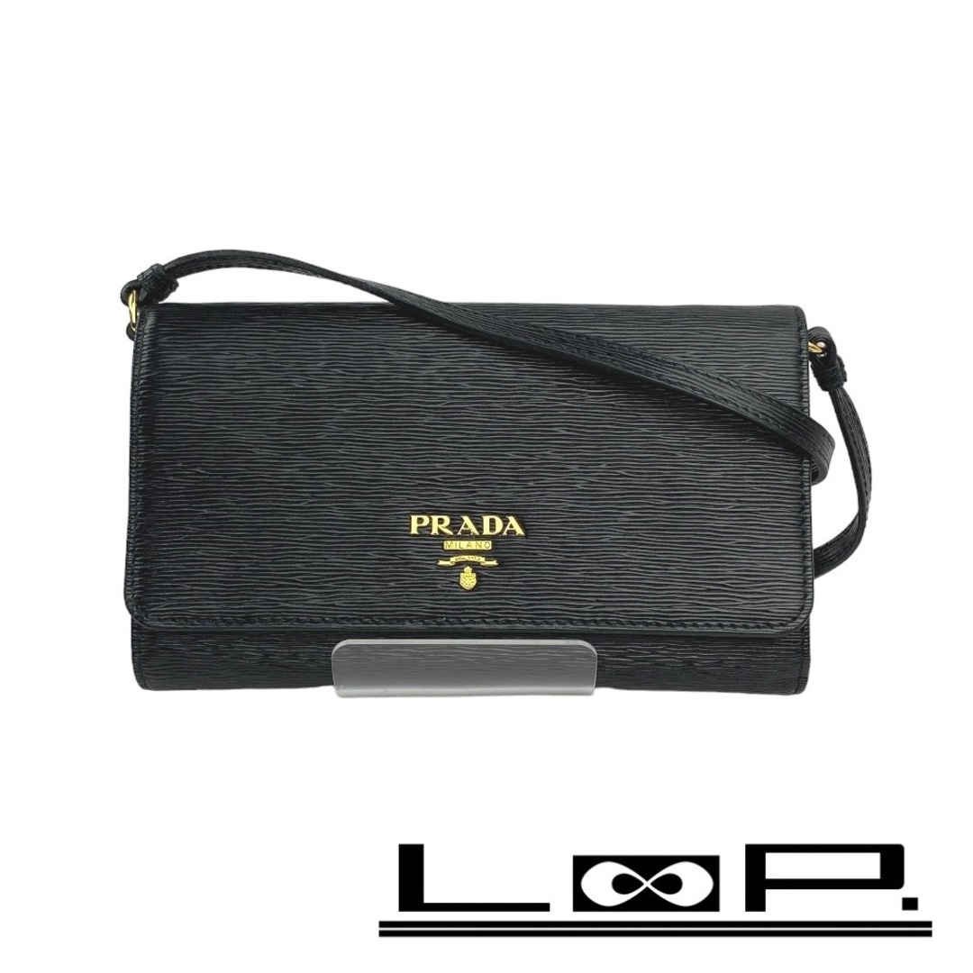 PRADA - □新同□ プラダ ショルダー ウォレット 長財布 財布 PRADA - □新同□ プラダ ショルダー ウォレット 長財布 財布