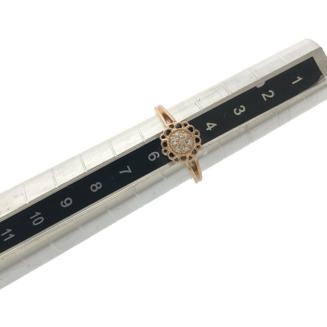 4℃ ヨンドシー K18PG 18金ピンクゴールド フラワーモチーフ お花 4℃ ヨンドシー K18PG 18金ピンクゴールド フラワーモチーフ お花