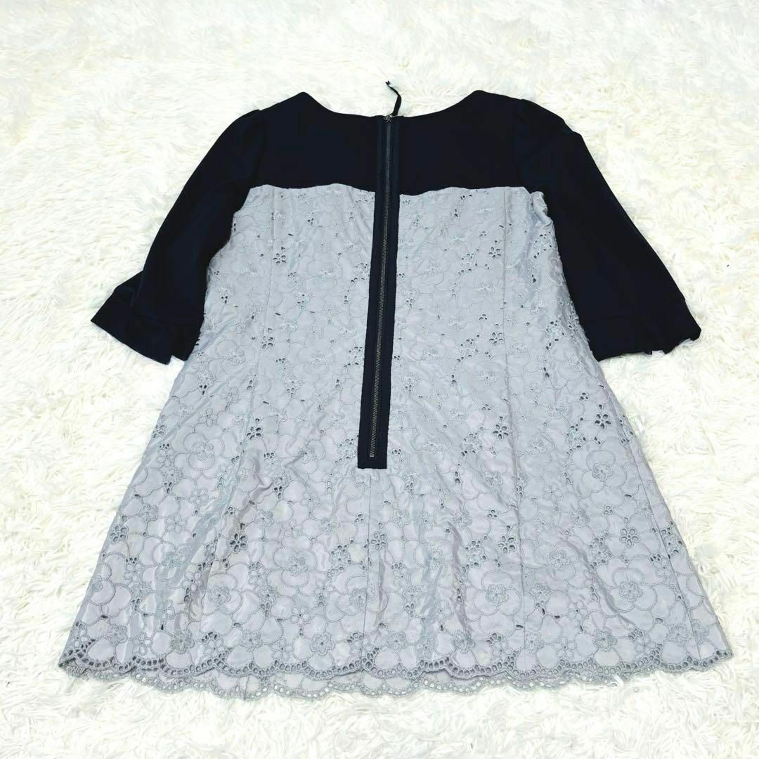 TOBE CHIC トゥービーシック 花柄 レース リボン ワンピース TOBE CHIC トゥービーシック 花柄 レース リボン ワンピース