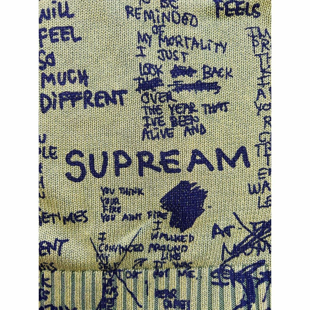 Supreme Gonz Poems Sweater Msize Supreme Gonz Poems Sweater Msize