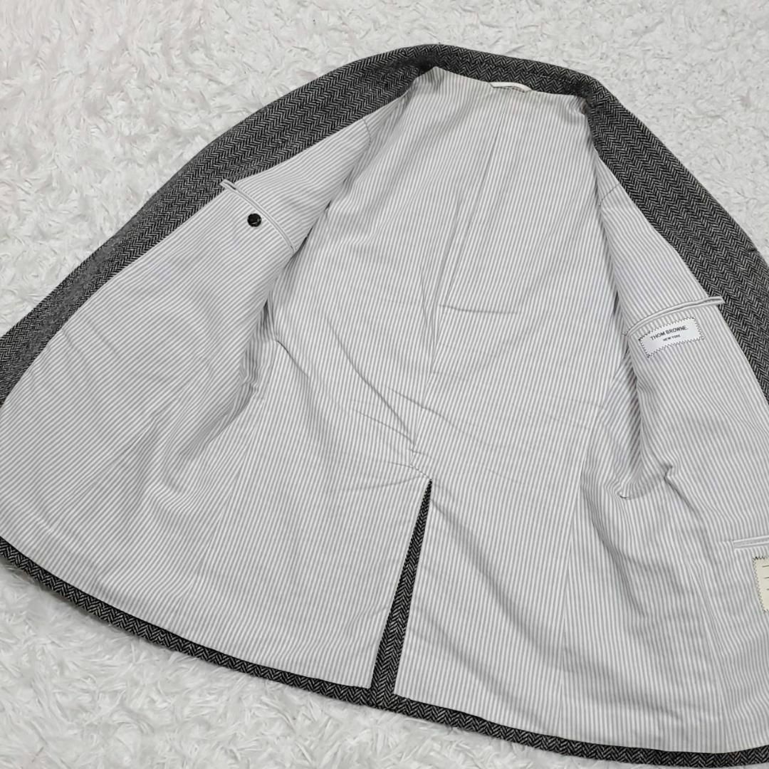 THOM BROWNE - 極美品 S トムブラウン ヘリンボーン ジャケット THOM BROWNE - 極美品 S トムブラウン ヘリンボーン ジャケット