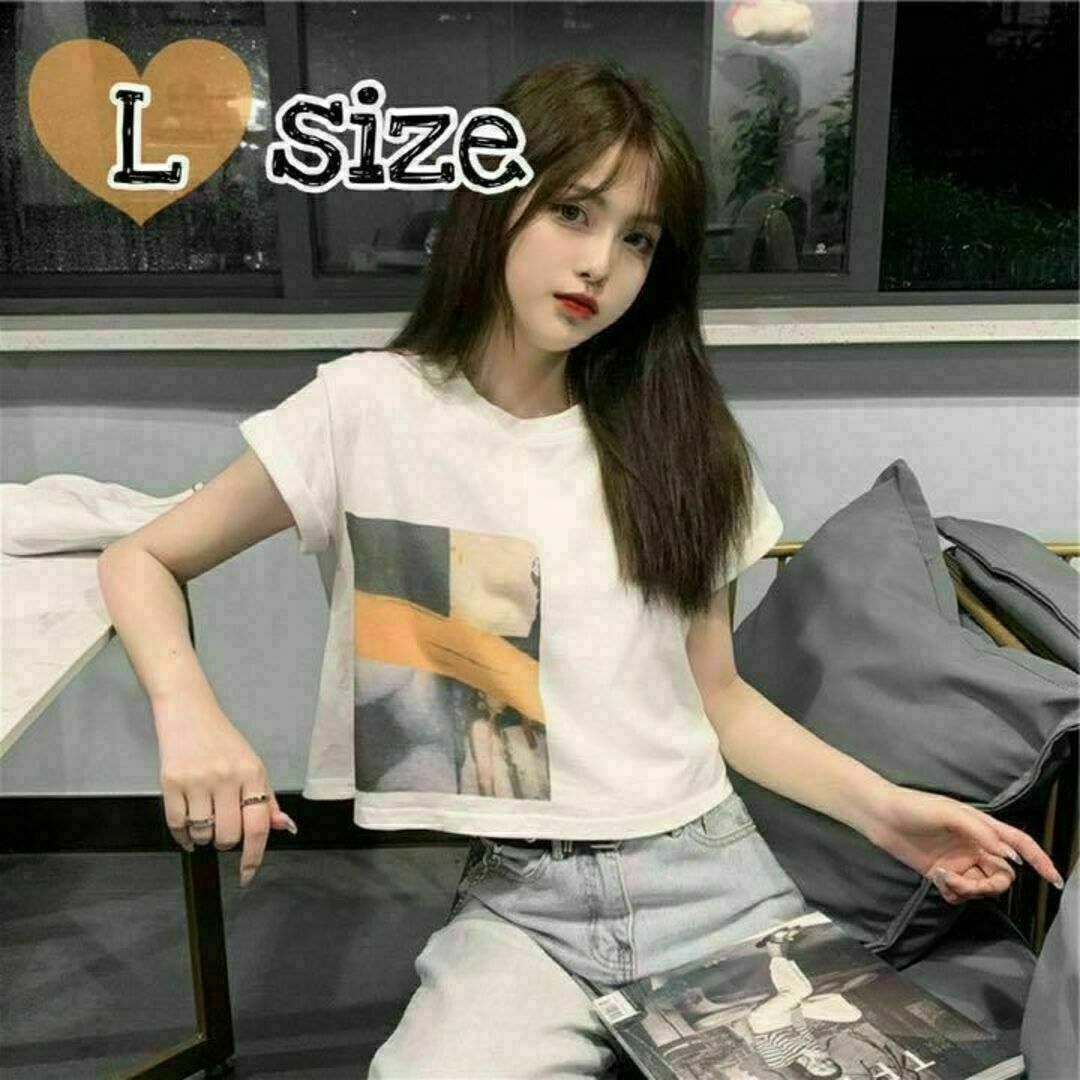 レディース クロップド丈 ショート丈 トップス *白 Tシャツ レディース クロップド丈 ショート丈 トップス *白 Tシャツ