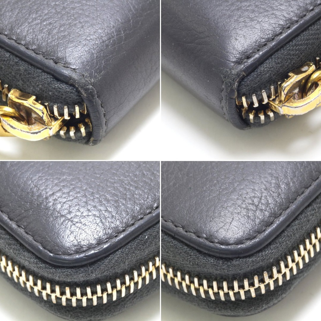 SAINT LAURENT - <img src= ✨極美品✨サンローラン 長財布 ラウンドファスナー ロゴ