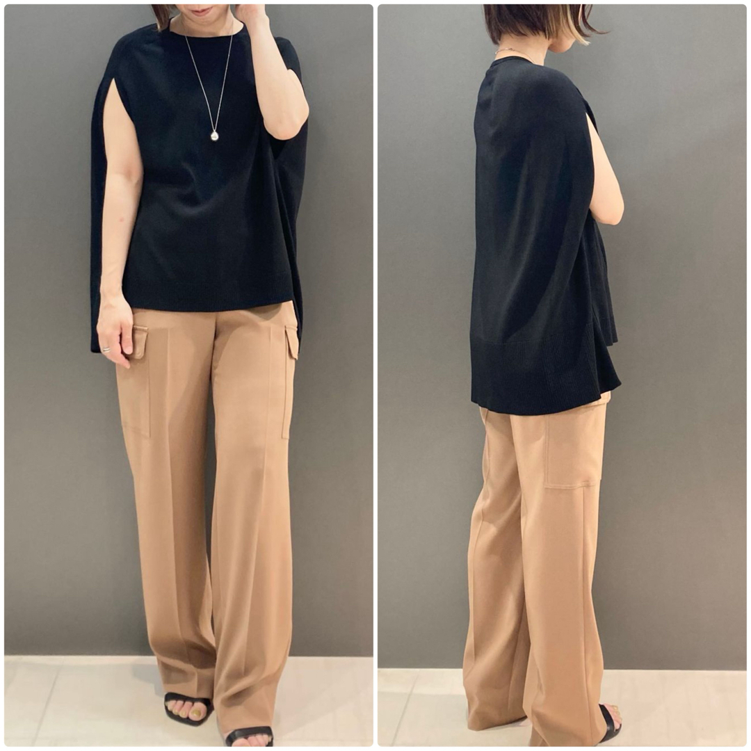 Theory luxe - theory luxe 23AW ケープ風 ウォッシャブルニット Theory luxe - theory luxe 23AW ケープ風 ウォッシャブルニット
