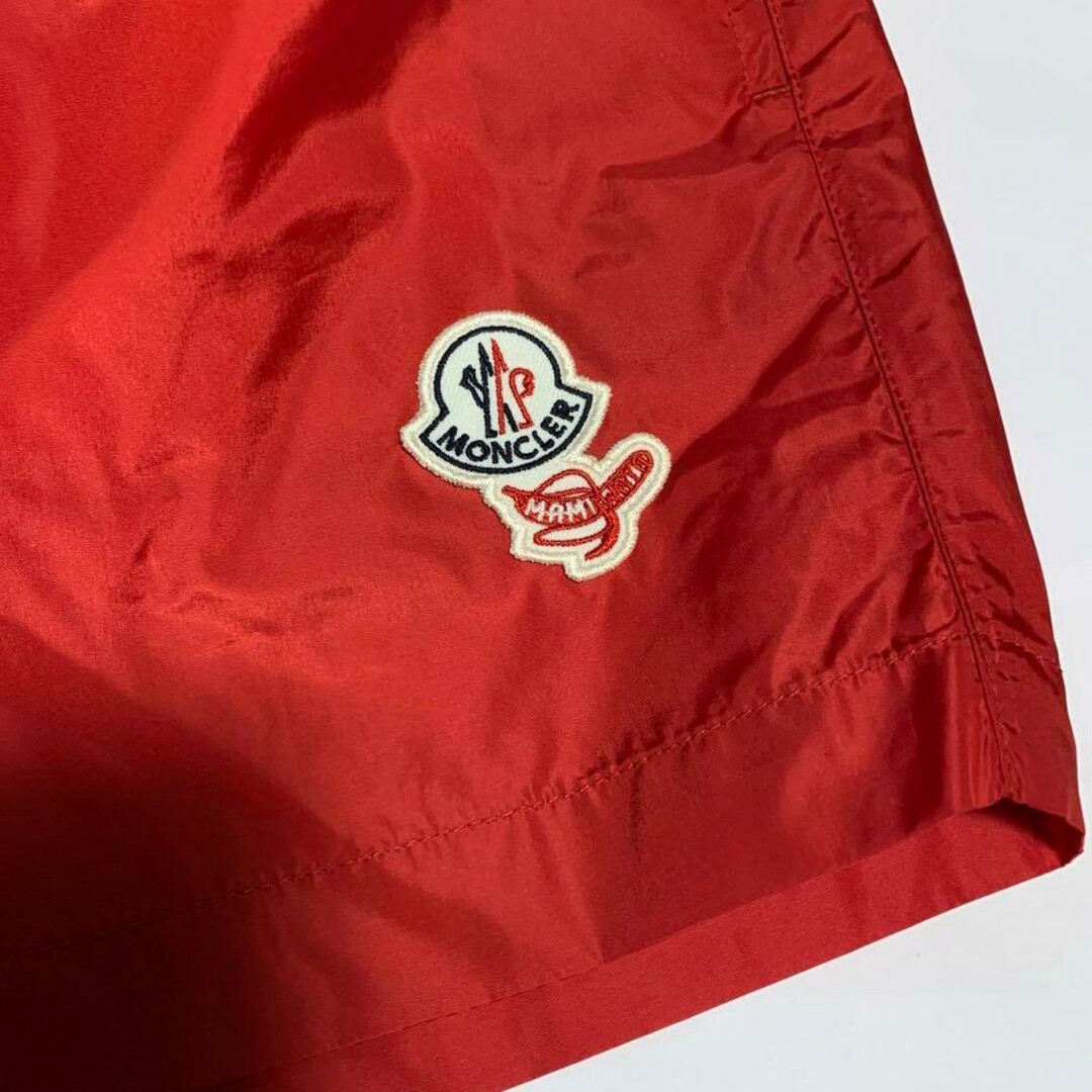 MONCLER 1952 BOXER MARE スイムパンツ レッド M メンズ|水着 MONCLER 1952 BOXER MARE スイムパンツ レッド M メンズ|水着