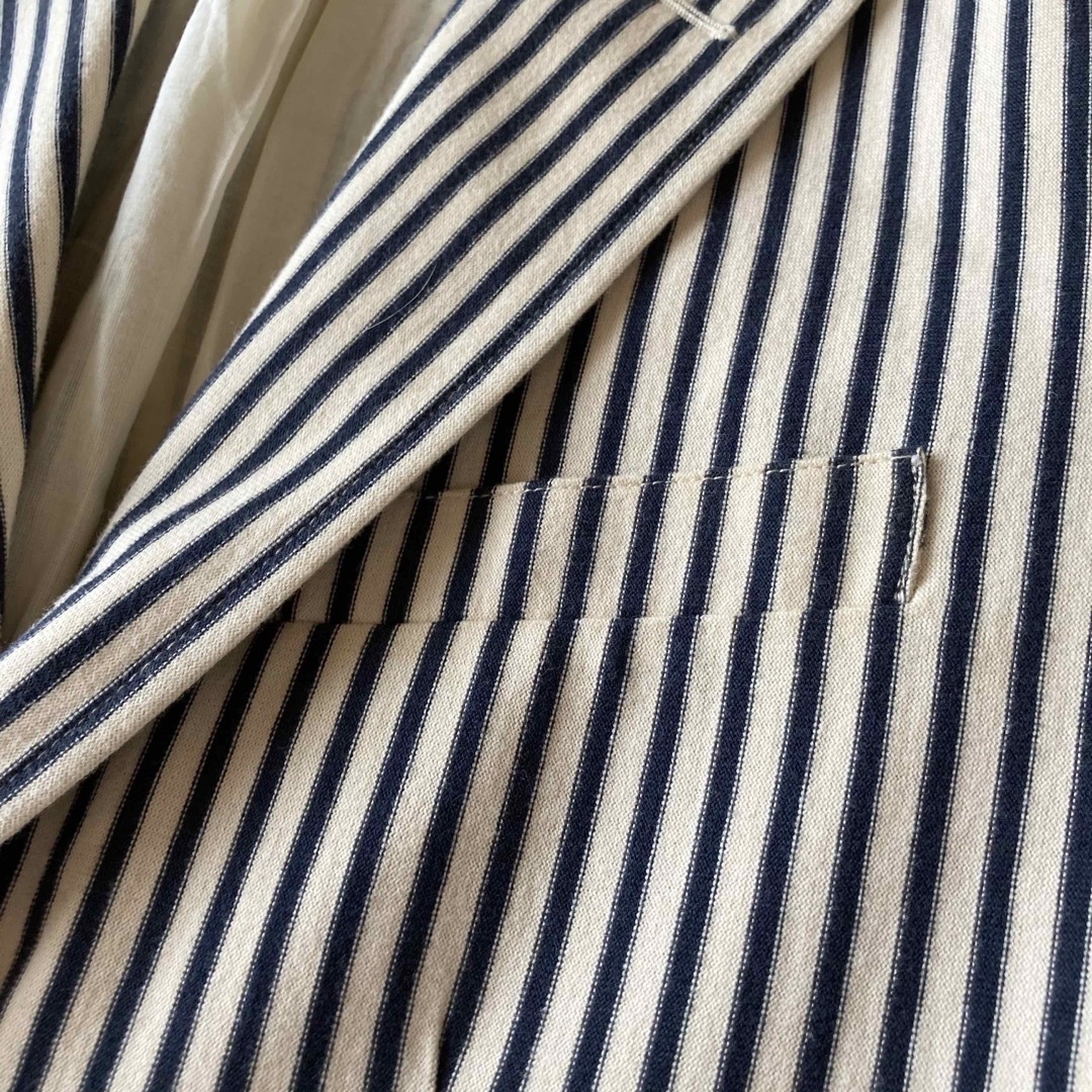 Ralph Lauren - ラルフローレン コットン ストライプ テーラード Ralph Lauren - ラルフローレン コットン ストライプ テーラード