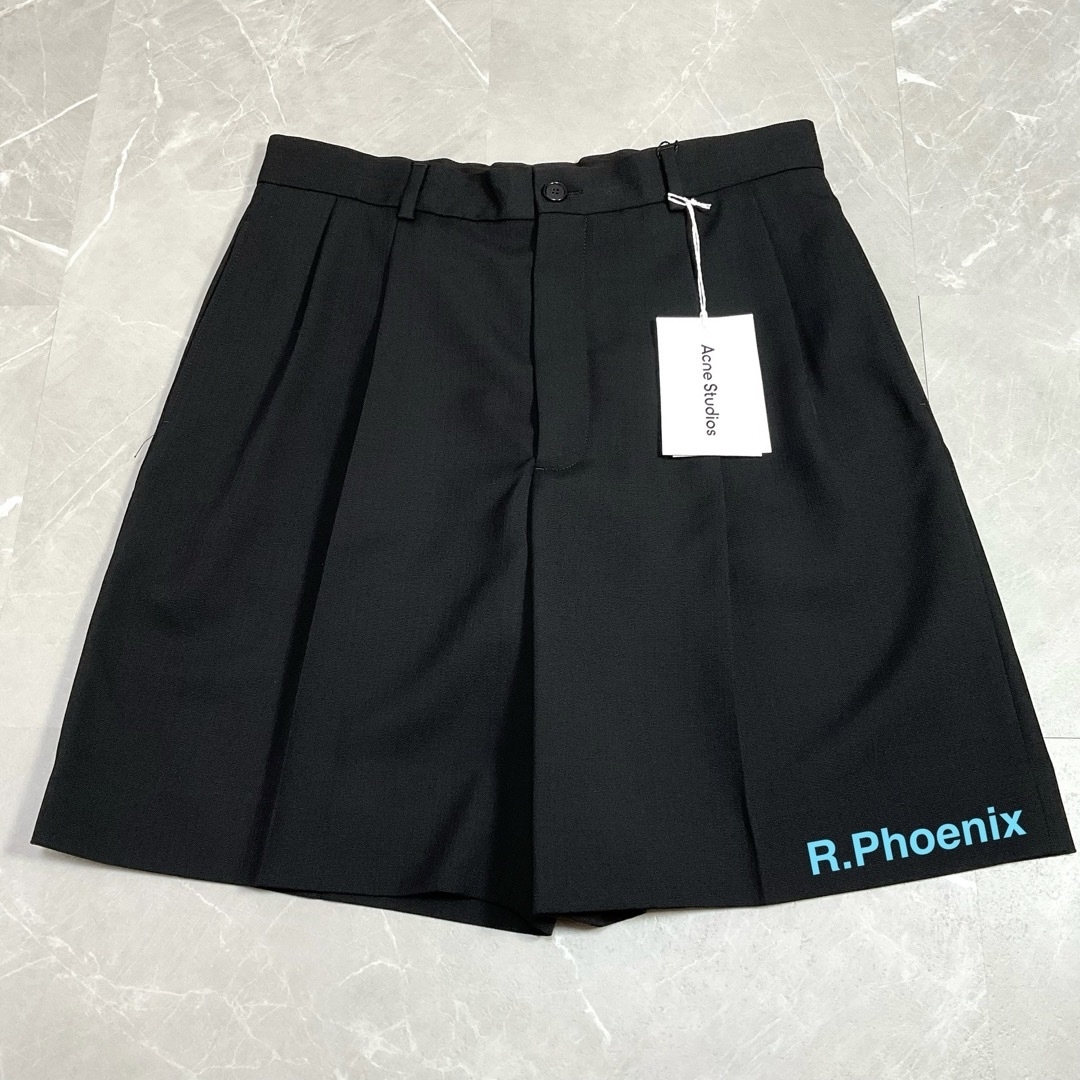 Acne Studios - ACNE STUDIOS TAILORED PLEATED SHORTS 48の通販 Acne Studios - ACNE STUDIOS TAILORED PLEATED SHORTS 48の通販