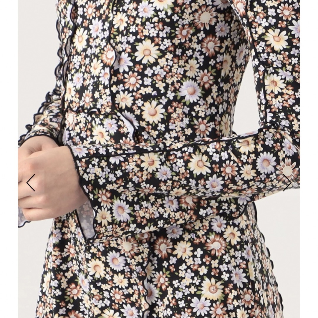 Sea New York】Carsonフローラルロングスリーブドレス Sea New York】Carsonフローラルロングスリーブドレス